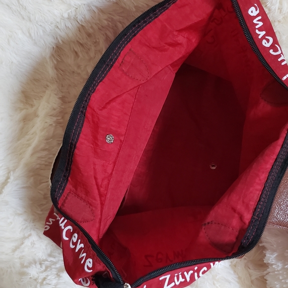 Switzerland | Bags | Nwot Red Nylon Switzerland Bag | Poshmark